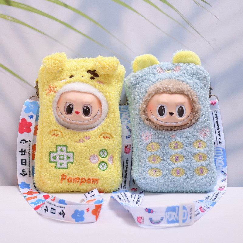 17cm labubu dolls Clothing Pendant labubu clothes Game Console Mobile ...