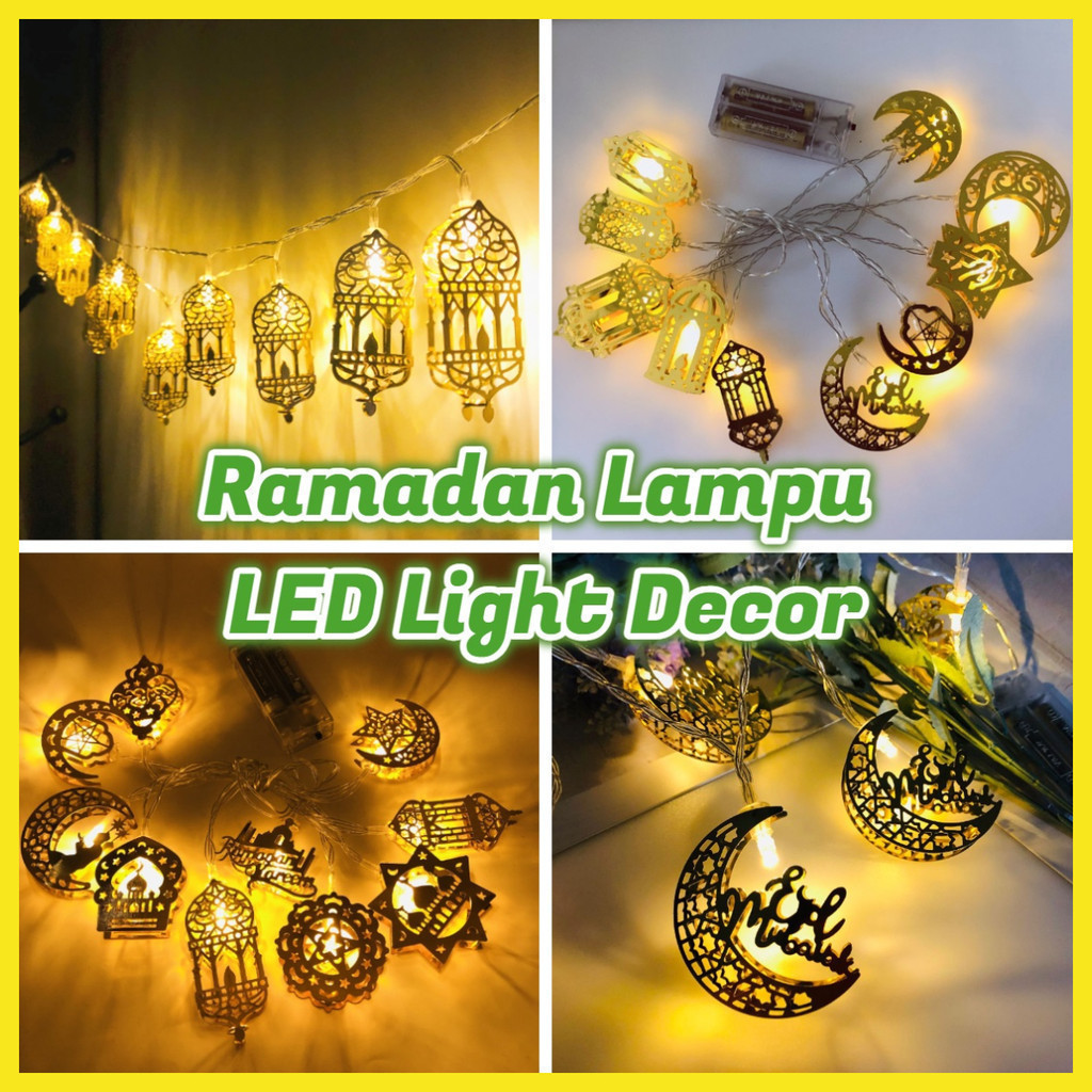 Lampu Raya Decor Ramadan Lampu LED Light Decor Lamp Hiasan Lampu Hari ...
