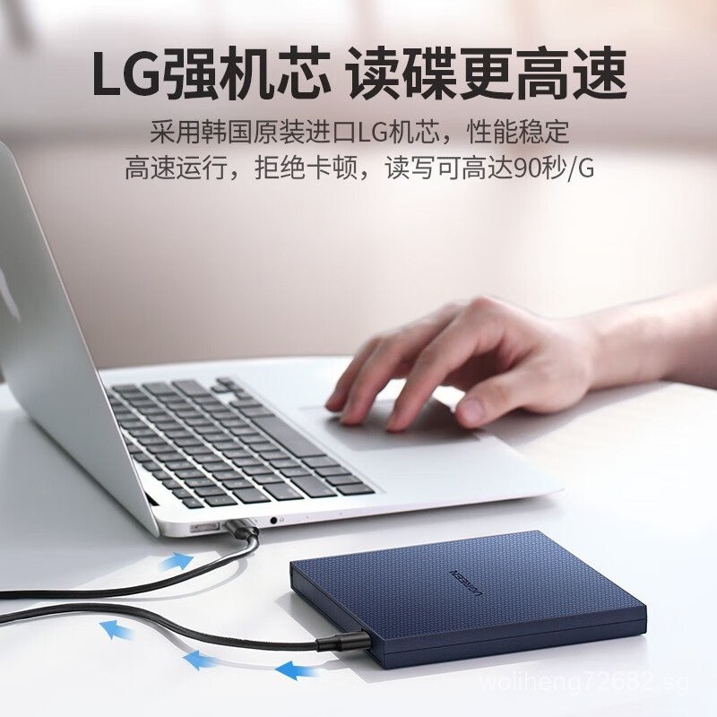 Green Link External CD-ROM Disk Drive usb Portable type-c High-Speed ...