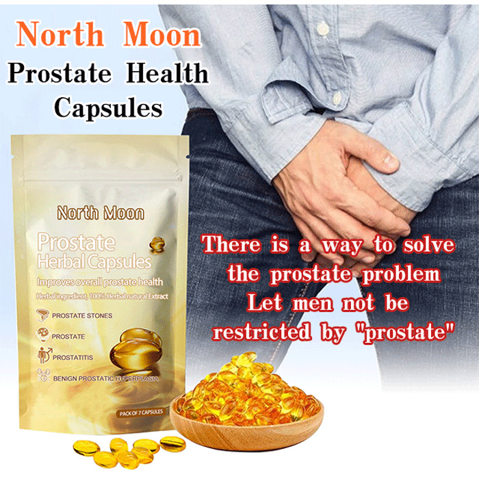 Men's body care prostate capsule to relieve the discomfort of ...
