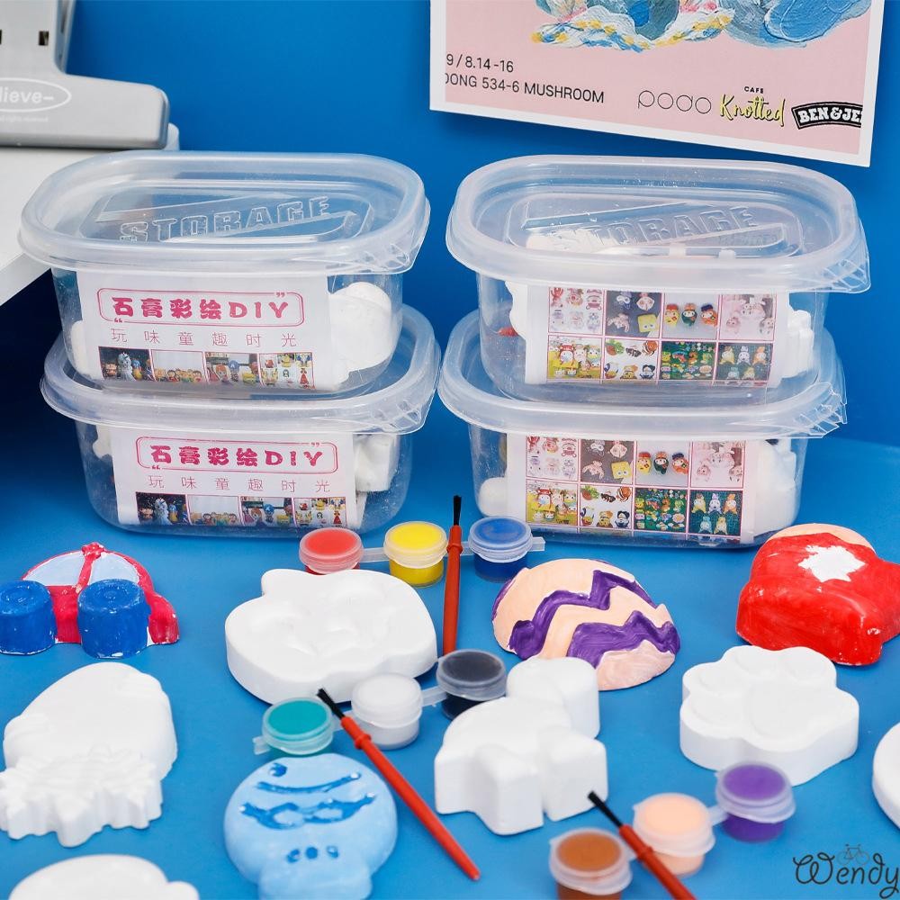 DIY Plaster Painting Toy Arts Set Fine Motor Skill Development ...