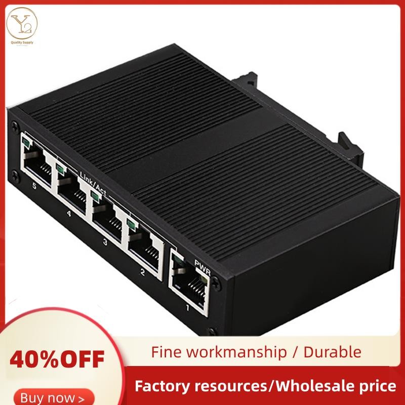 5 Port 100Mbps Network Switch Ethernet Industrial Grade Switch ...