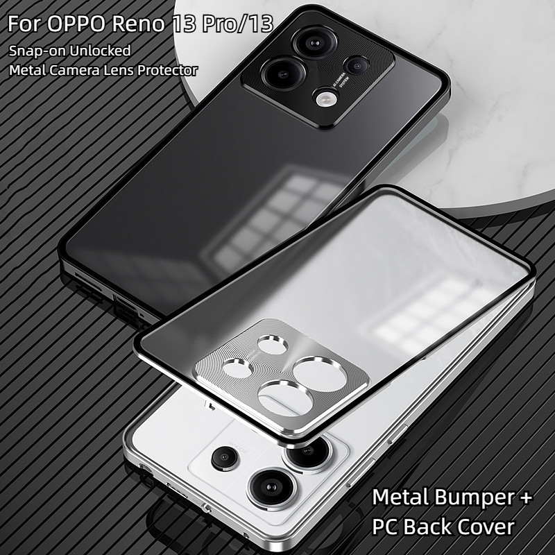 Thin&Light Snap-On Design Slide Unlocked Magnetic PC Metal Bumper Hard ...
