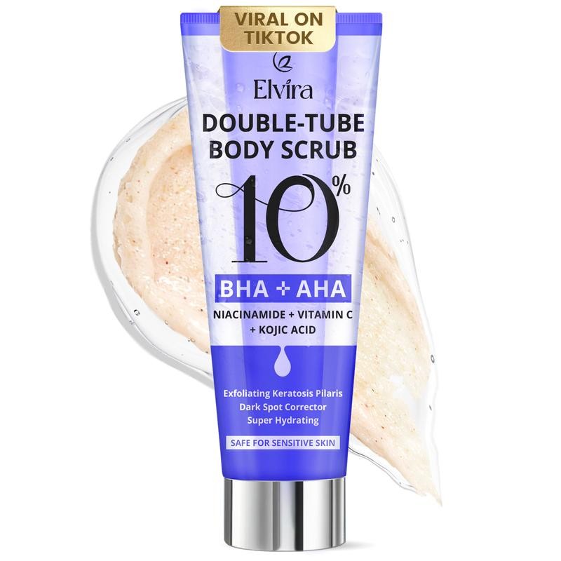 [Limited Time Deal]Elvira Double-Tube Body Scrub - Inner Tube with 10% ...