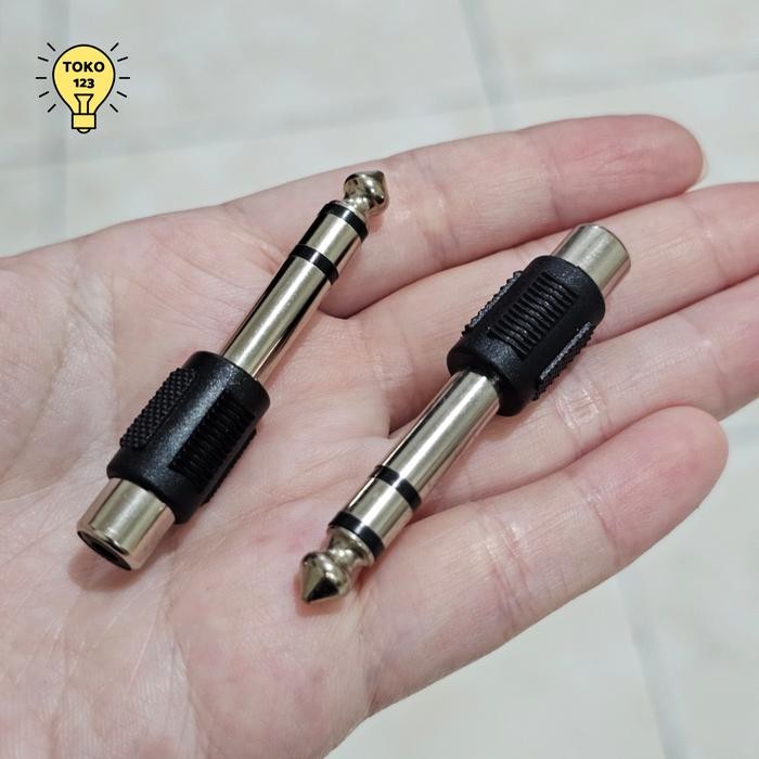 Audio Converter RCA Female to Jack Akai Mono Stereo PVC Socket ...