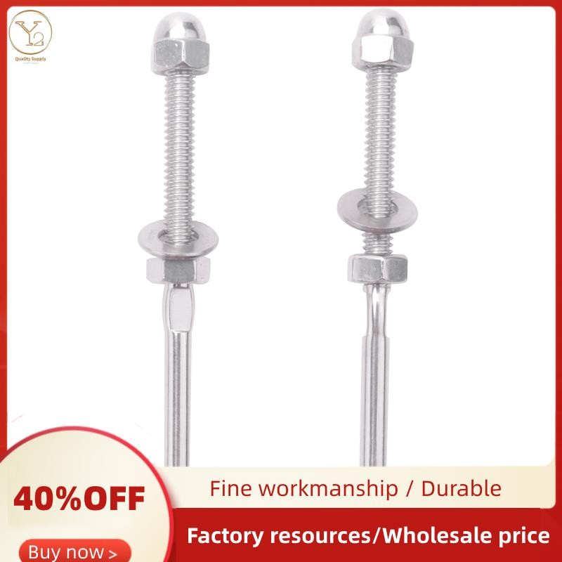 50 Pcs Stainless Steel Handrail Railing Cable Tensioner Threaded Stud ...