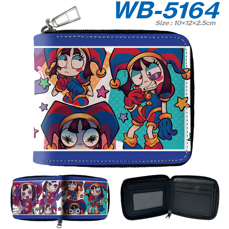 The Amazing Digital Circus Color Cartoon Student Pu Leather Zipper ...