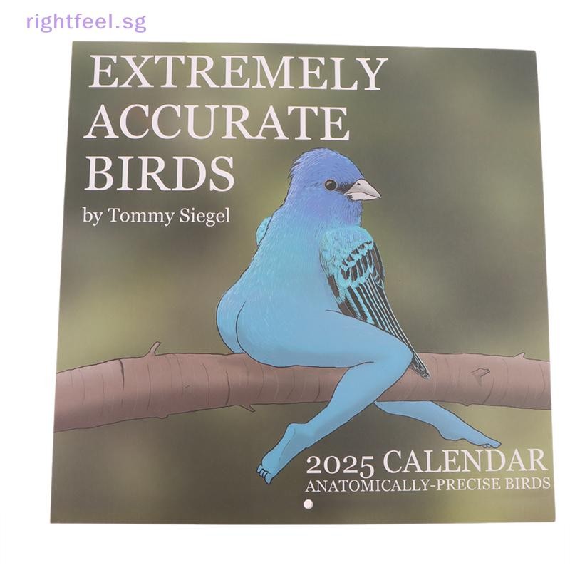 rightfeel.sg 2025 Extremely Accurate Birds Calendar Decorative Wall ...