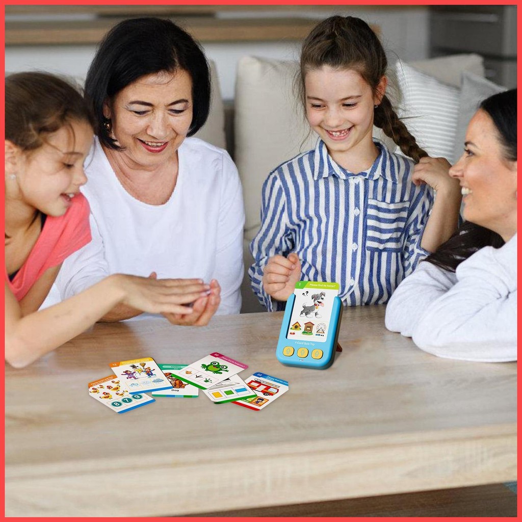 Talking Flash Cards Preschool Speech Toys Double-Sided Flash Cards ...