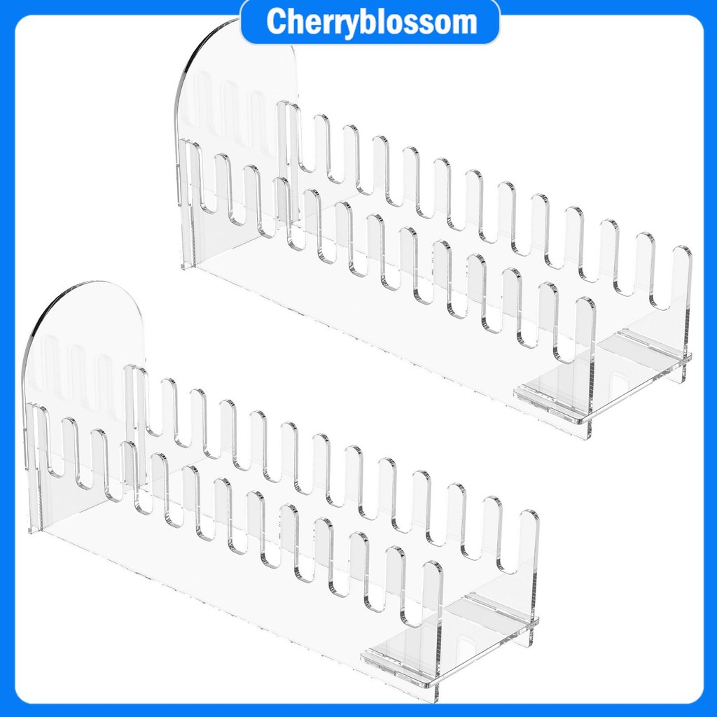 2 Pcs Greeting Card Display Stand Clear Acrylic Sticker Display Stand ...