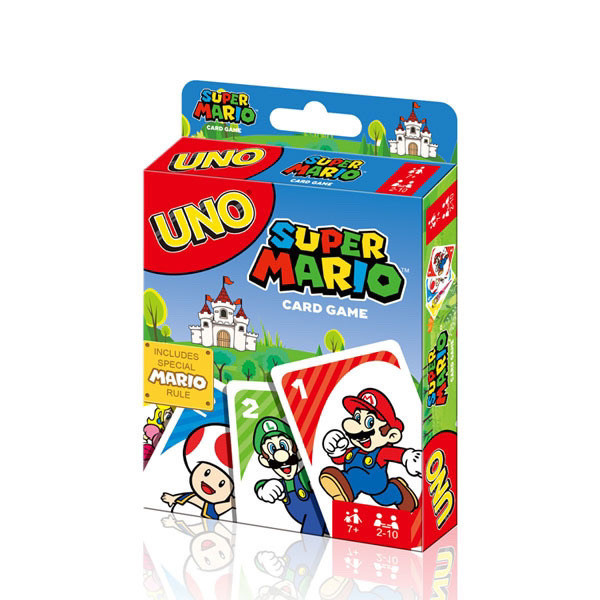 Board Game Mario UNO Solitaire Super Mario Super Mario Mystery Island ...