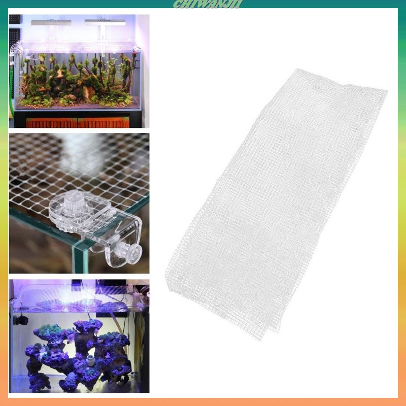 [Chiwanji1] Fish Tank DIY Air Screen Net Jump Guard Multi Used Fish ...