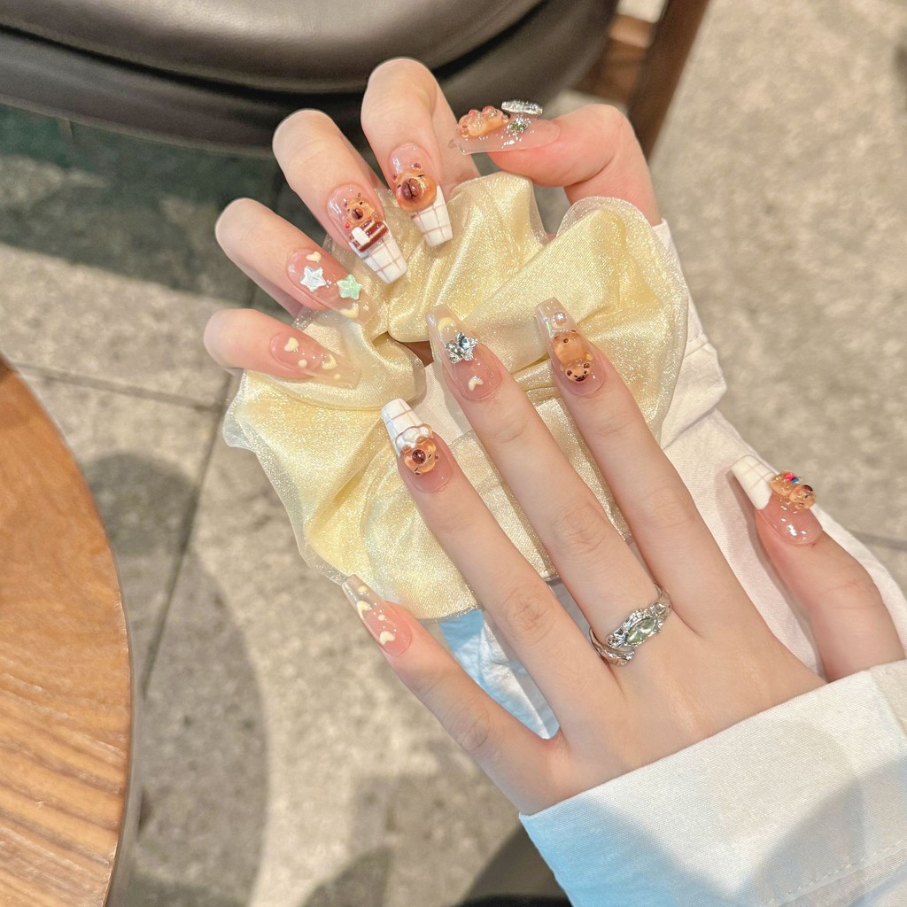 2348-2350 Kapibara Handmade Wearing Nails Long Trapezoidal Capybara ...