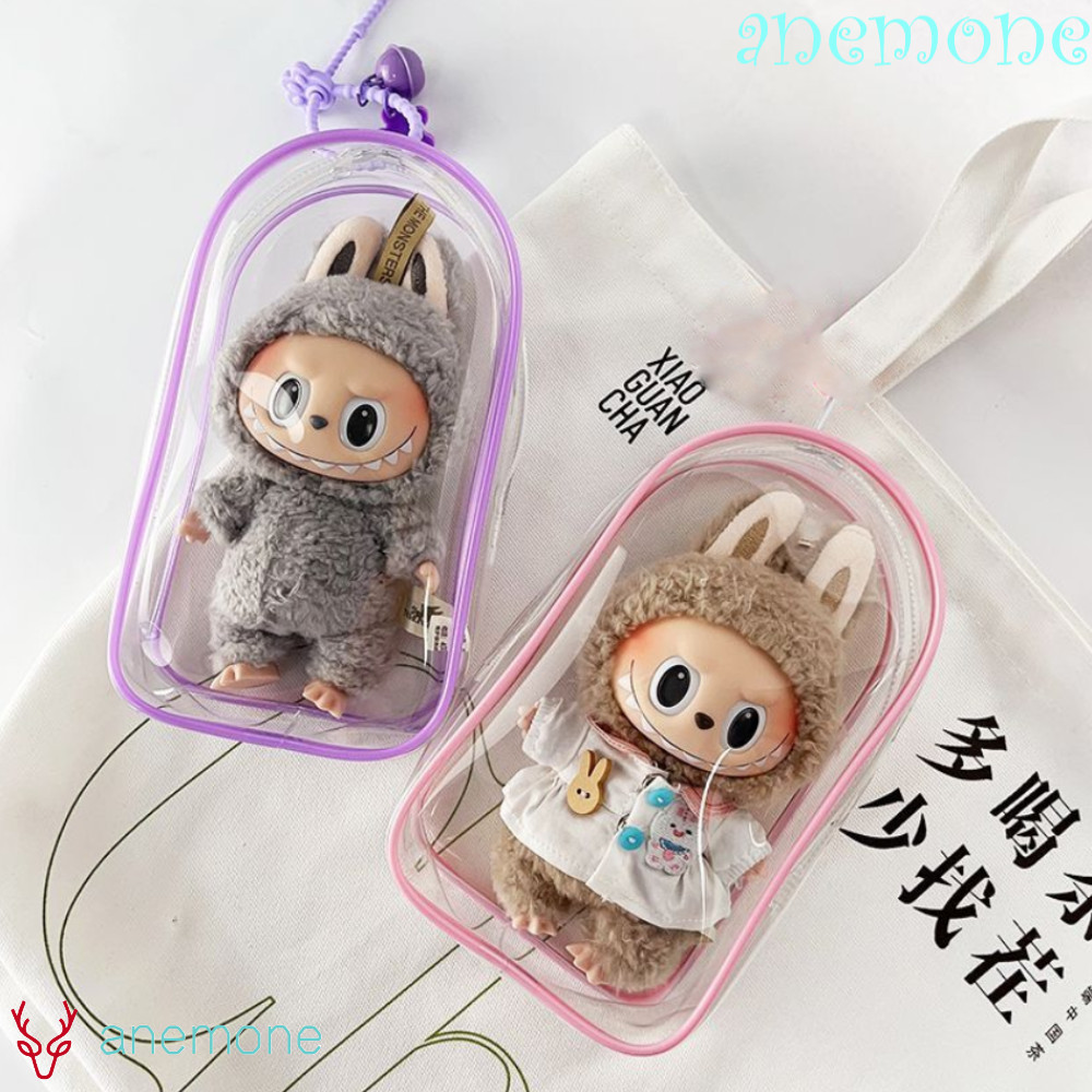 ANEMONE Labubu Doll Storage Bag, With Keychain Color Hariballs Labubu ...