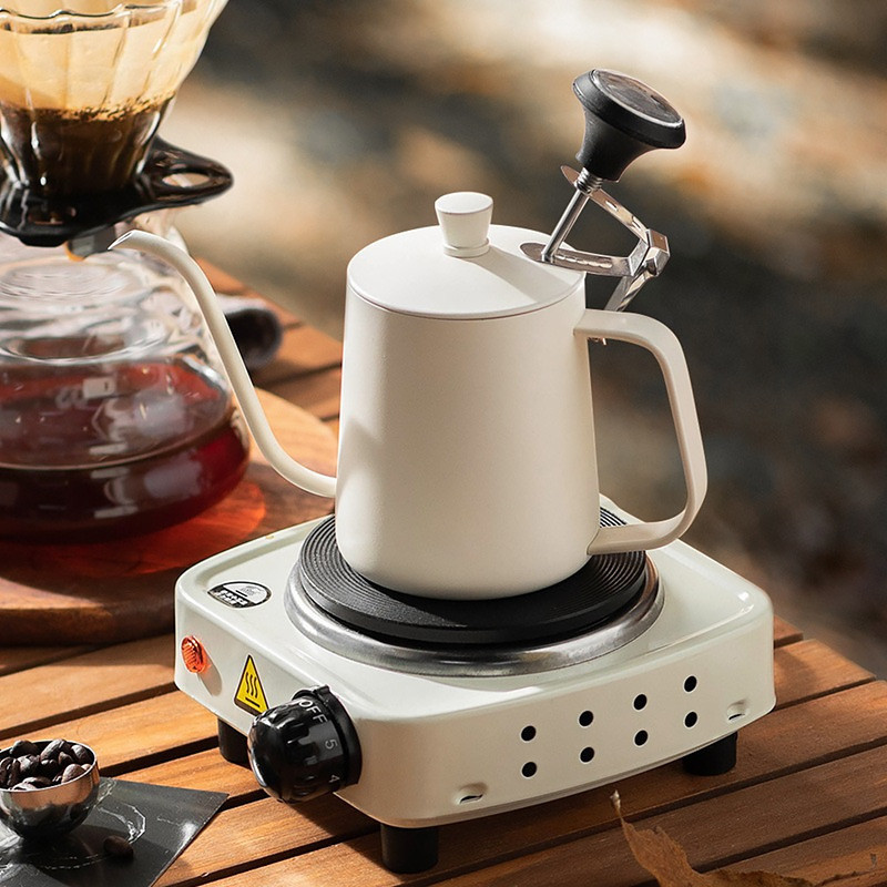 304 Stainless Steel Coffee Pot Long Narrow Spout Drip Kettle Manual ...