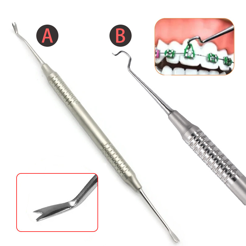Dental Arch Wire Placer Stainless Steel Ligation Ring Divided Into ...