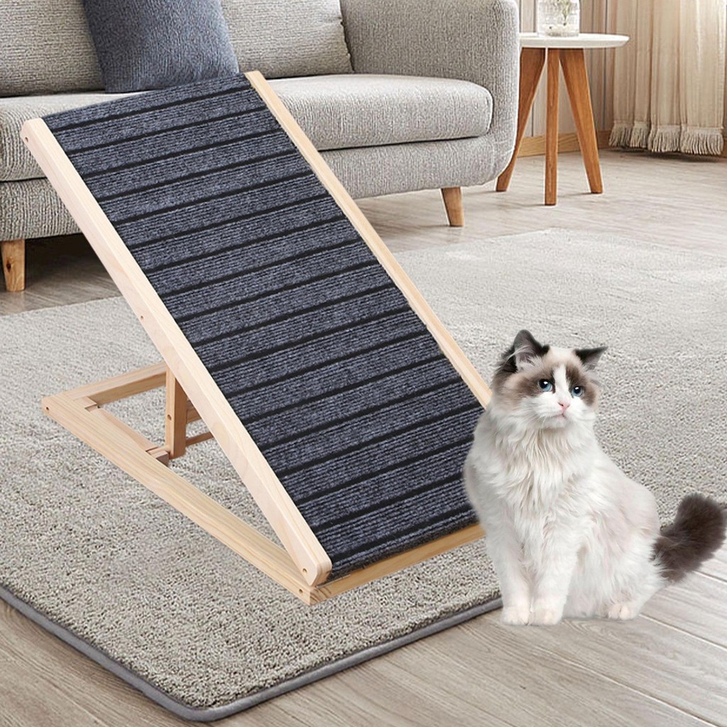 [szxflie3xh] Dog Ramp Height Adjustable Folding Portable Non Slip Stair ...