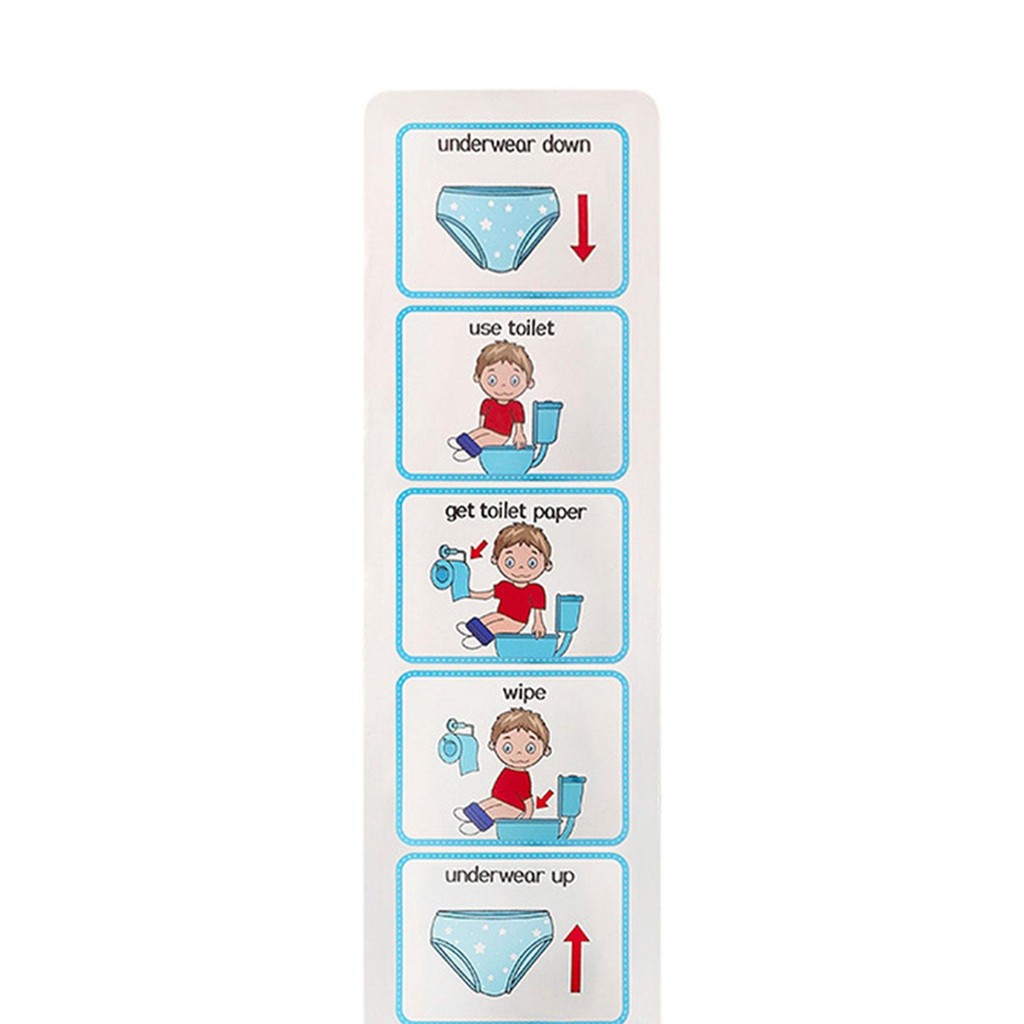 [Simhoa21] Visual Schedule, Potty Chart, Toilet Training Chart, Visual ...