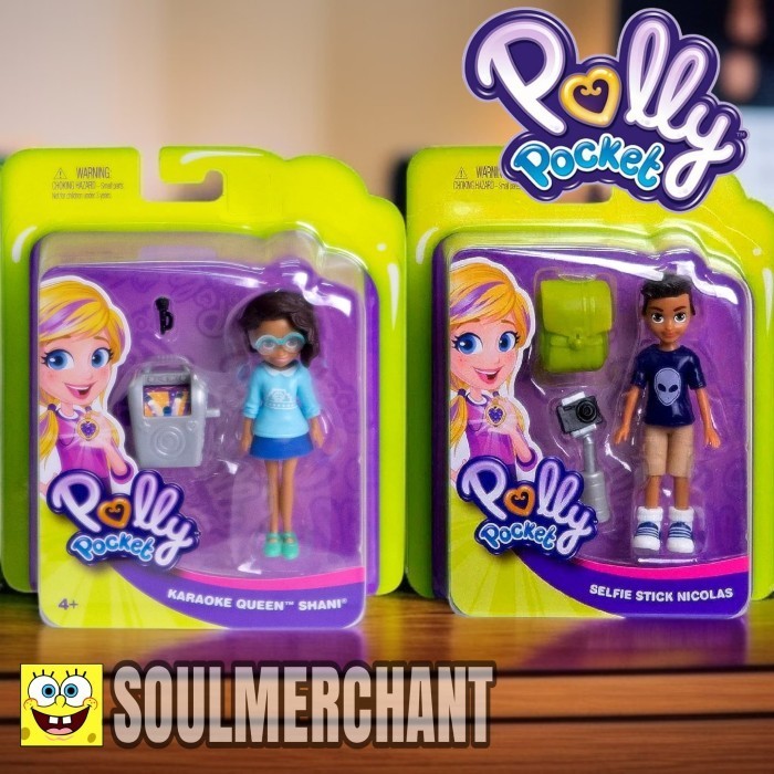 Polly Pocket Selfie Stick Nicolas Karaoke Queen Shani | Shopee Singapore