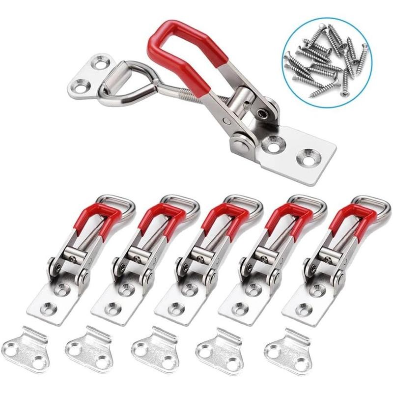 6-Pack 4001 330Lbs Holding Capacity Adjustable Toggle Latch Clamp Latch ...