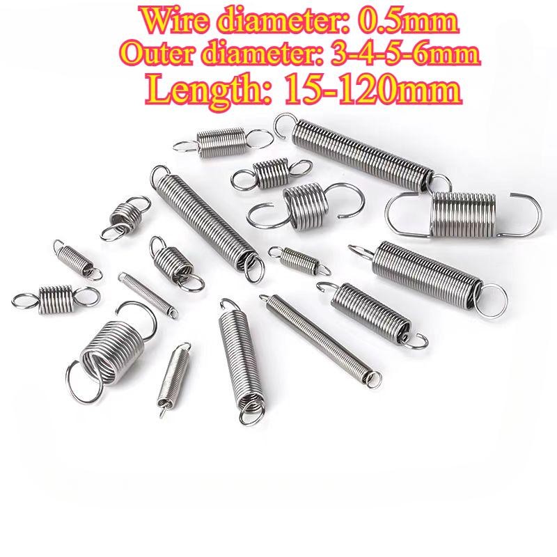 spring 】 304 stainless steel hook tension spring steel wire diameter 0 ...