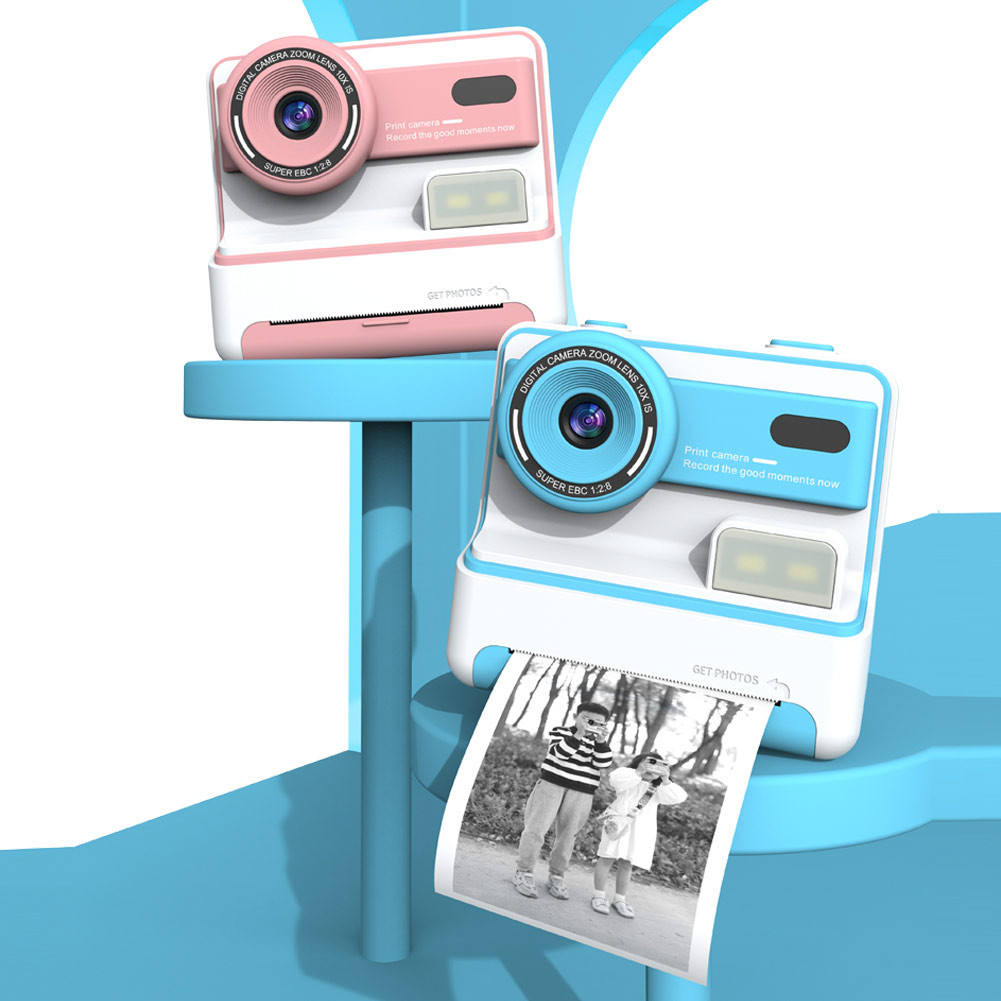 Kids Mini Instant Print Camera 30MP HD 1080P Selfie Digital Camera ...