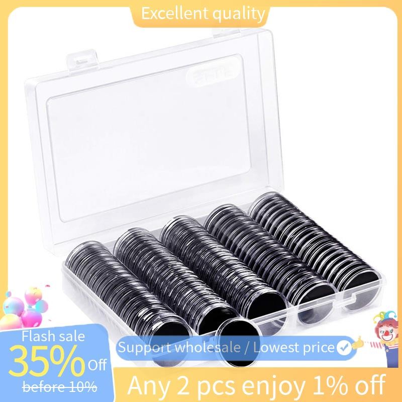 In stock-100 Pieces 30mm Coin Capsules and 5 Sizes (17/20/25/27/30mm ...