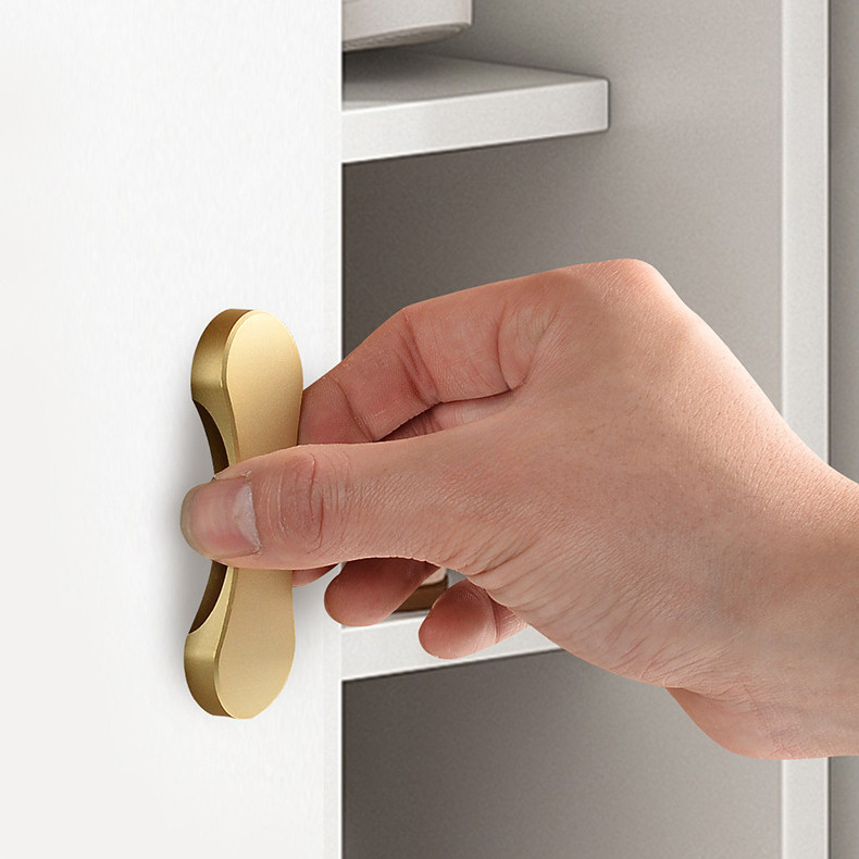 Non-Perforated Pasting Sliding Door Handle Self-Adhesive Drawer Handle ...