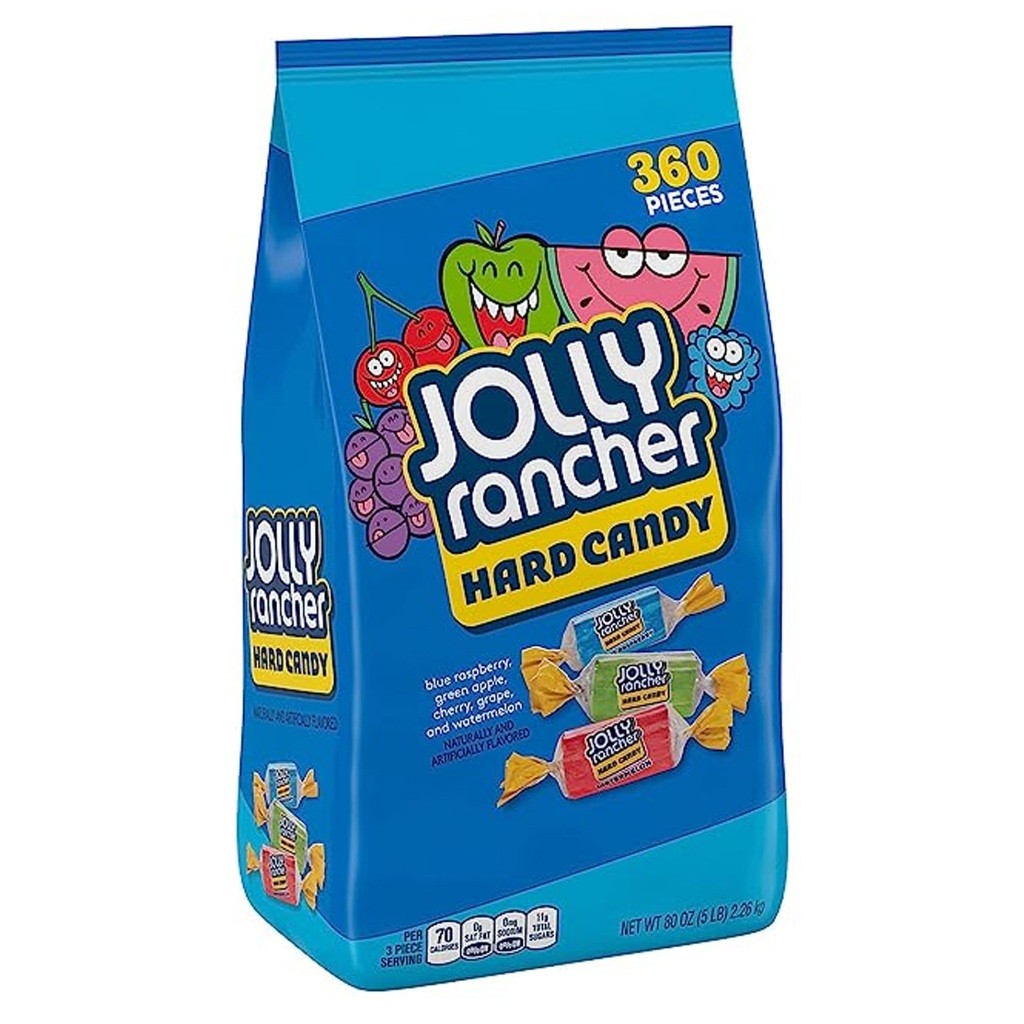 (Imported Sweets & Candies) Jolly Rancher Hard Candy 360 Pieces 2.26kg ...