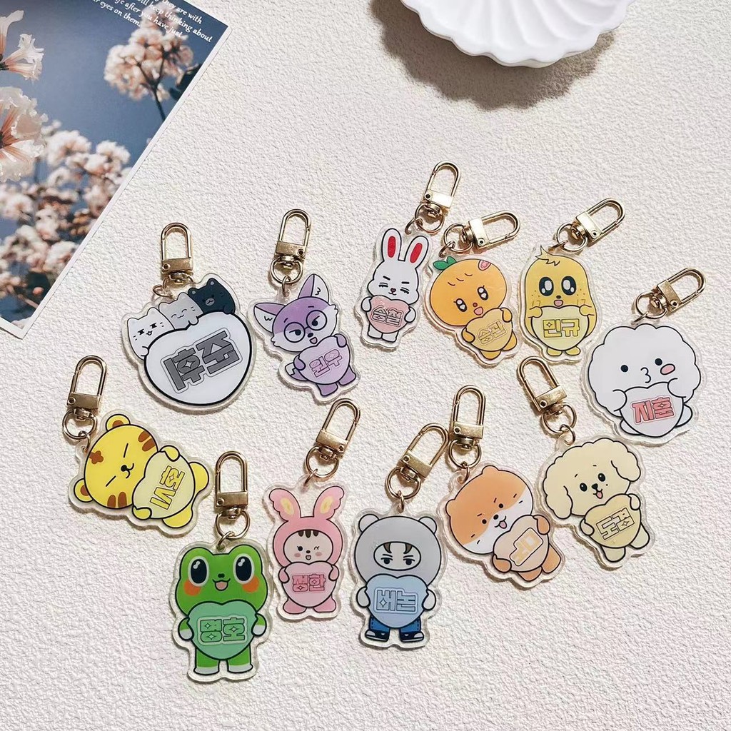 Kpop Idol Seventeen Acrylic Keychains Miniteen Keyring | Shopee Singapore