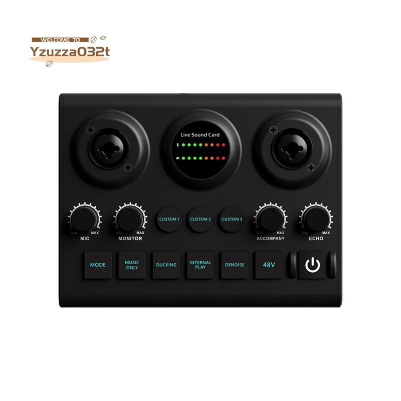 Microphone Sound Card Live Sound Card Singing Performance Sound Card ...