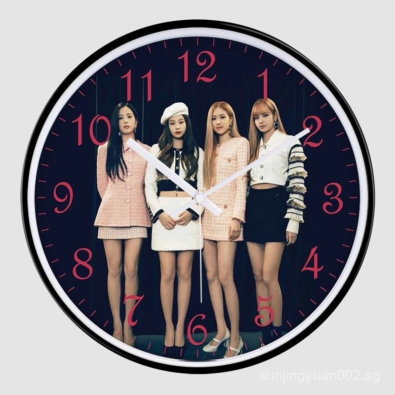 BLACKPINK Peripheral Clocks lisa Support jennie Idol Group Wall Clock ...
