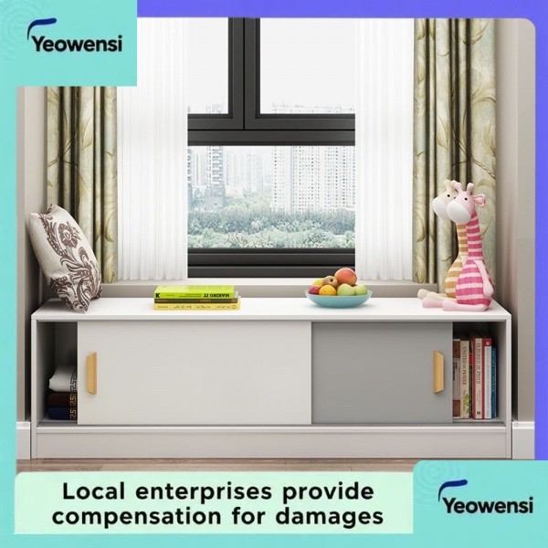 Sliding door bay window cabinet sliding door balcony cabinet can sit ...