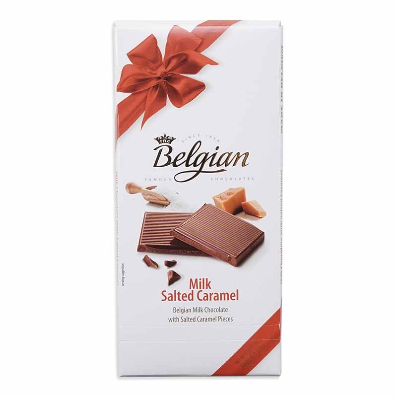 Belgian Milk With Salted Caramel, 100g | Shopee Singapore