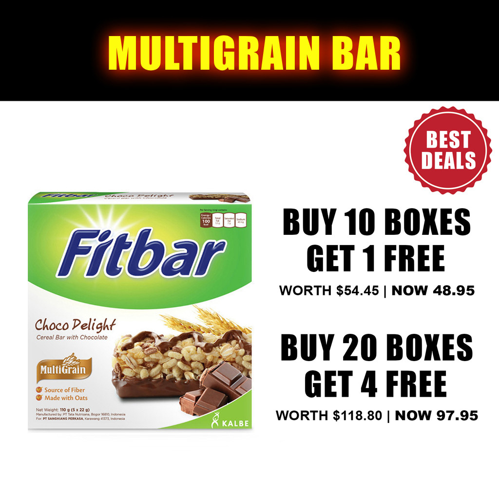 Buy 10 Get 1 Free, Buy 20 Get 4 Free FITBAR Healthy Snack, Halal, Low ...
