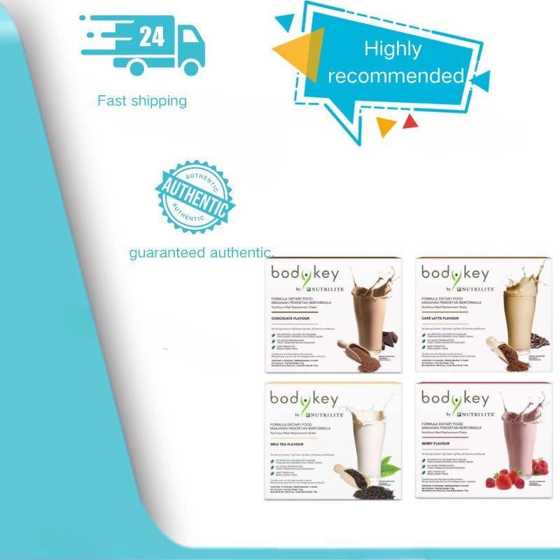 Bodykey by Nutrilite Meal Replacement Shake Chocolate, Milk Tea, Cafe ...