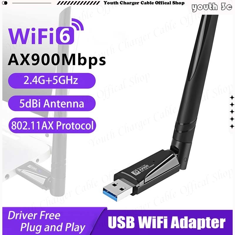 Dual Band 2.4G&5G WiFi Receiver AX900M Wireless Network Card Driver ...