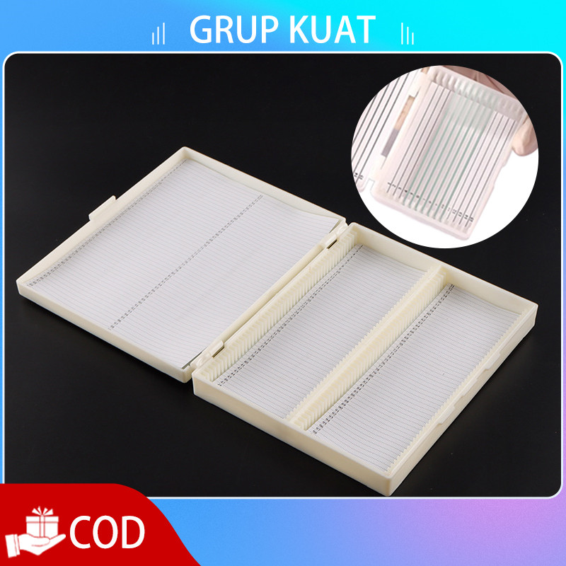 Microscope Slide Box Slide 100PCS Glass Object Slide Preparation Box ...
