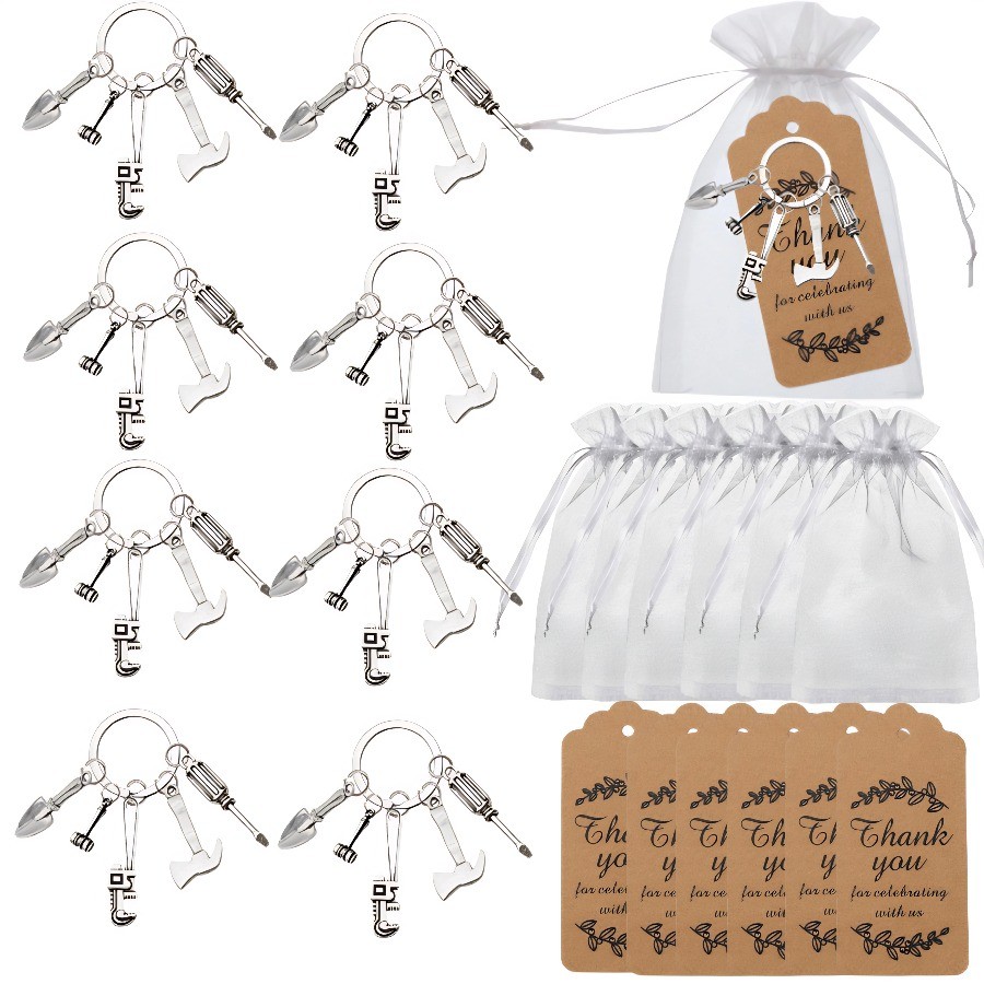 10 Sets Bulk Father's Day Keychains Gifts for Dad Grandpa Men’s Church ...