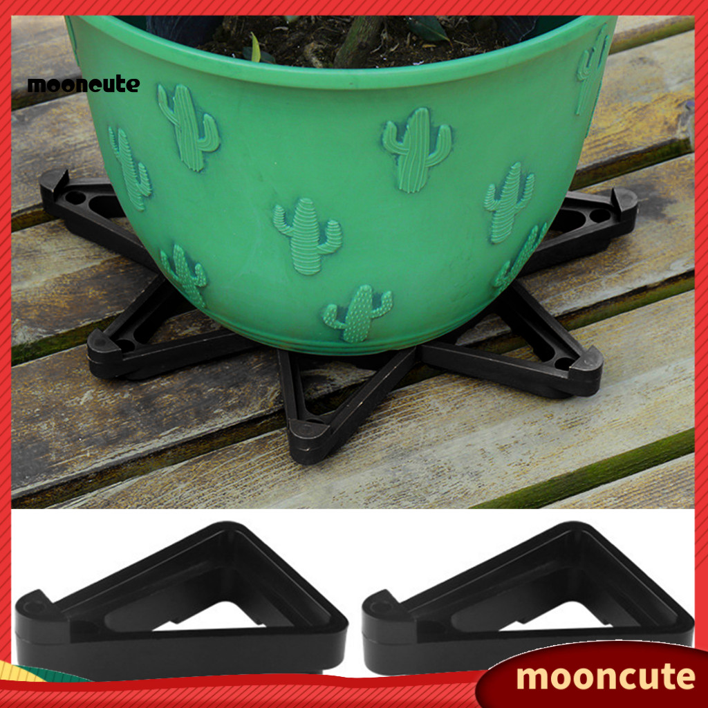 mooncute| Planter Feet Deck Plant Pot Feet High Stability Triangle ...
