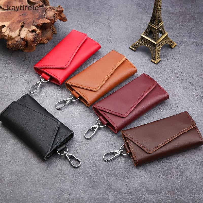 kayfirele Genuine Leather Keychain Bag Men Women Key Holder Organizer ...