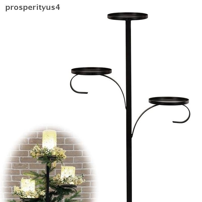 [Prosperityus] Black Triple Tree Topper, Tree Topper Holder, Candelabra ...