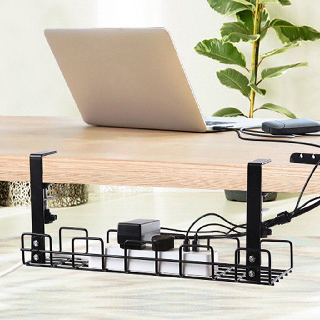 FSFO_Under Desk Cable Tray Wire Tidy Organiser Cable Management ...