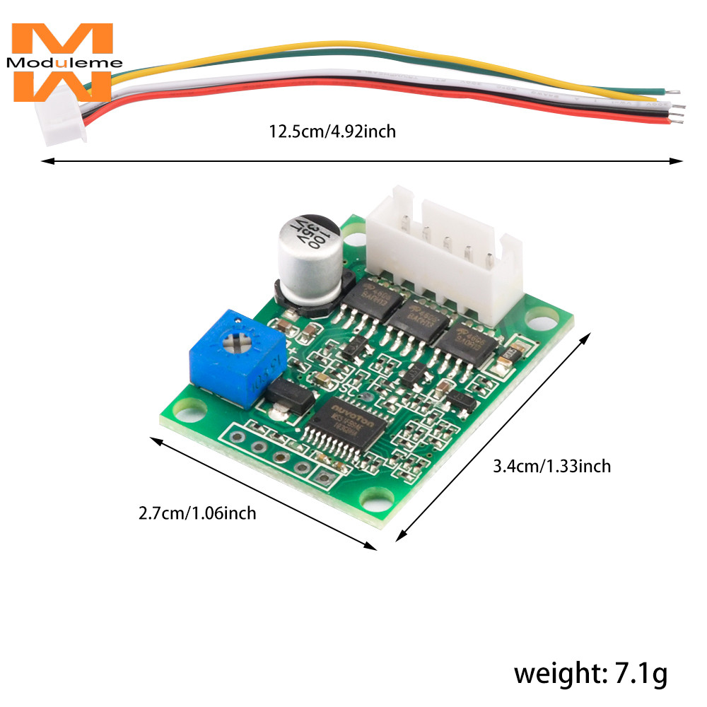 DC6-20V 60W BLDC 3-Phase DC Brushless Hallless Motor Driver Motor ...