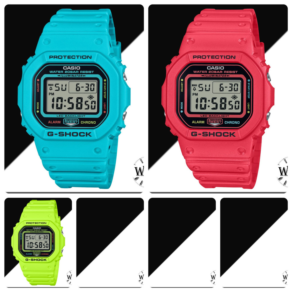 [WCO] DW-5600EP Series x Casio G-Shock ft. High Energy Men Casual Watch DW5600EP DW5600 DW-5600 ...