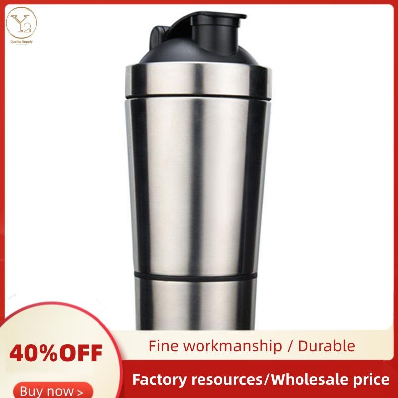Single Wall Nutrition Stainless Steel Protein Shaker with Mixing Ball ...