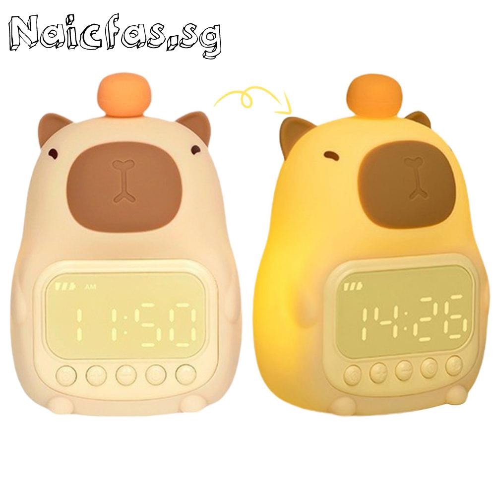 Cute Capybara Night Light Animal Pat Control Light Capybara Dimmable ...