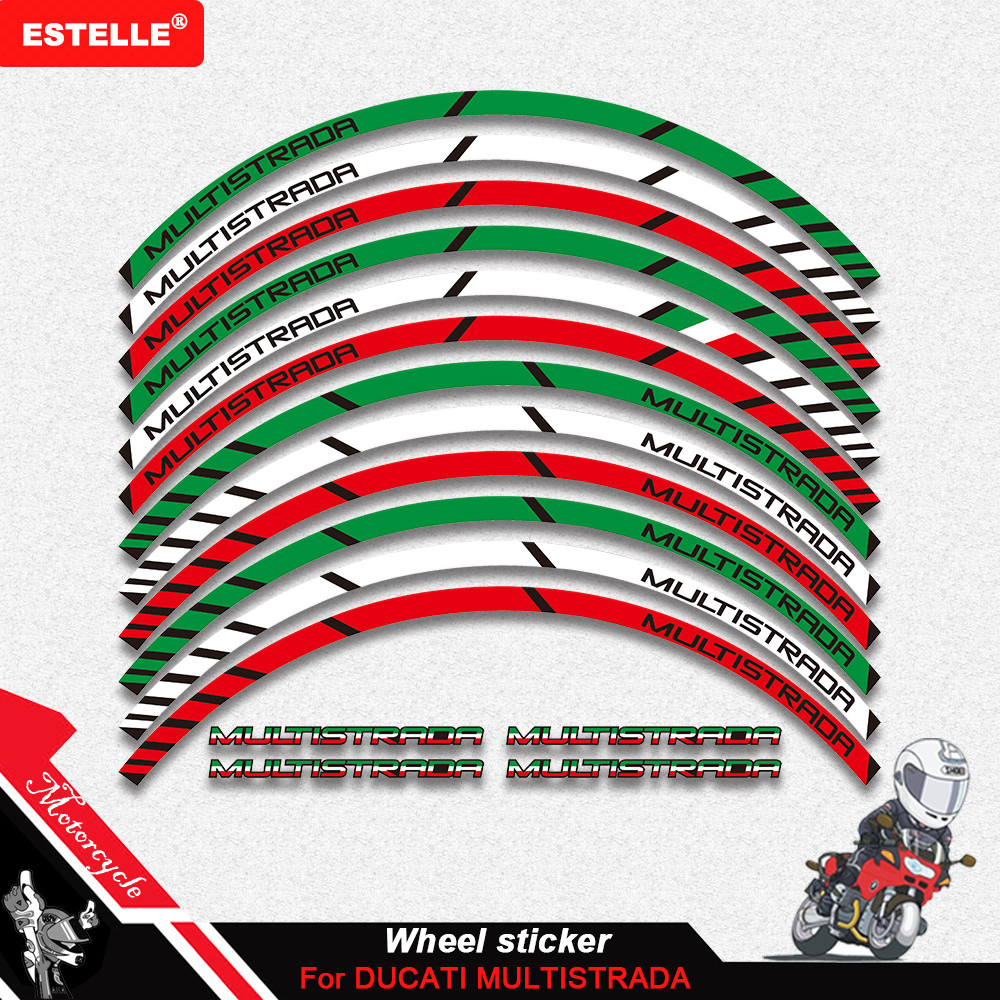 For DUCATI MULTISTRADA 1260 1200 1200 s 12 X Thick Edge Outer Rim ...