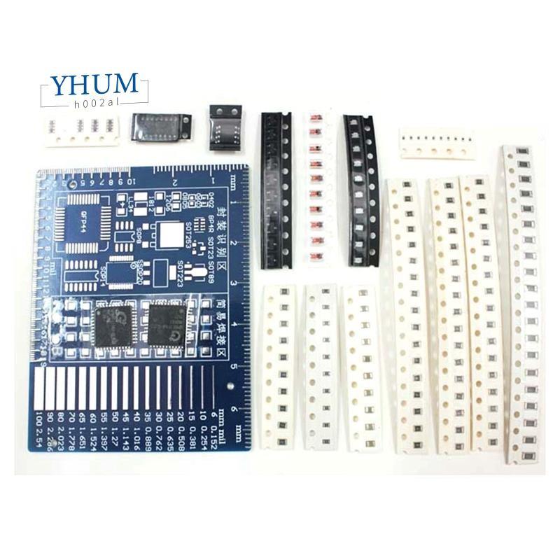 Full-Chip Soldering Practice Board Electronic Components DIY Production ...