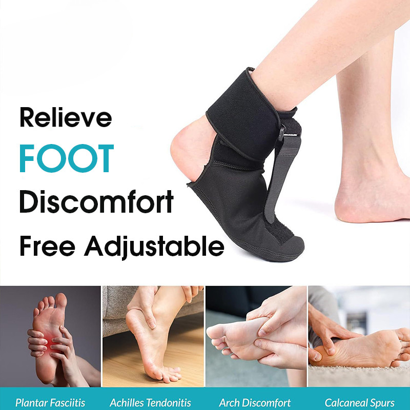 1PCS Plantar Fasciitis Night Splint Adjustable Foot Drop Orthosis ...